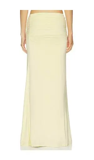 MADISON THE LABEL X Nisma Skirt In Yellow
