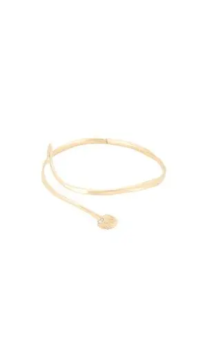 Ettika Santorini Shell Arm Cuff In Metallic