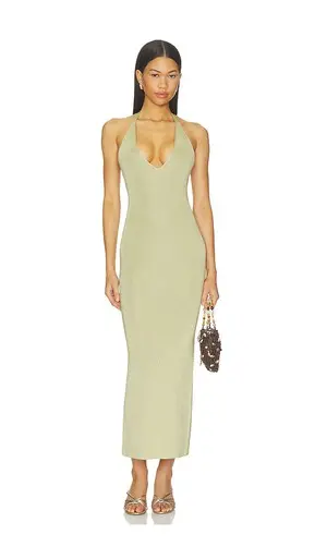 Nbd Jamy Deep V Maxi Dress