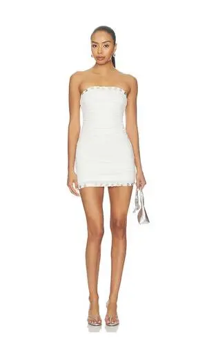 Superdown Linden Strapless Mini Dress - White