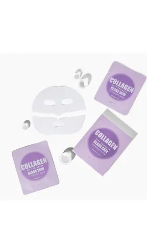 LAPCOS Deep Collagen Glass Skin Overnight Mask 4 Pack