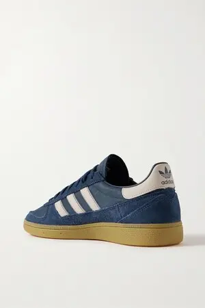 Adidas Handball Spezial Suede And Leather Sneakers - Indigo