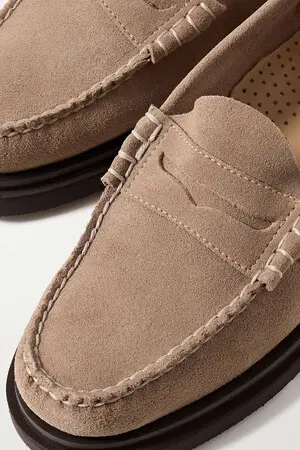 G.H. BASS & CO. Weejuns Larson Suede Penny Loafers