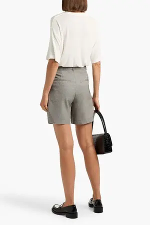 ANINE BING Louis Embroidered Stretchknit Top