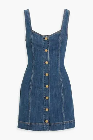 Alice + Olivia Alice Olivia Danica Denim Mini Dress