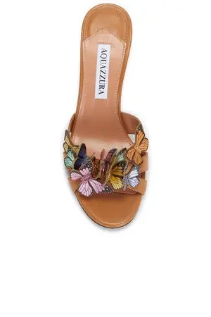 AQUAZZURA Papillon Nappa 75 Mule