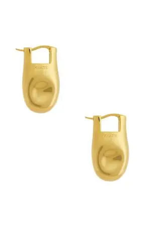 Khaite Keefe Resin Earrings - Gold