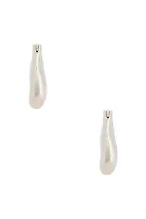 Khaite Keefe Resin Earrings Silver