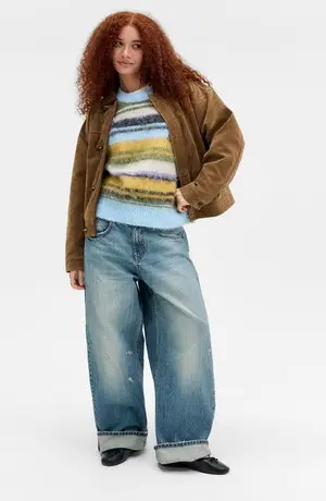 BDG URBAN OUTFITTERS Faux Suede Clasp Jacket