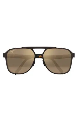 Maui Jim 2nd Reef Polarized Aviator Sunglasses
