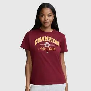 Champion New York Flower Graphic T-shirt - Cabernet