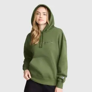 Champion Tonal Script Freshman Powerblend Hoodie
