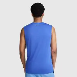 Champion Sport Muscle Tank With Reflective Logo - Dazzling Blue