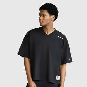 Champion Short Sleeve Boxy T-shirt, Embroidered Script Logo