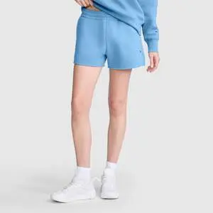 Champion 3 Powerblend Shorts, C Logo - Riviera