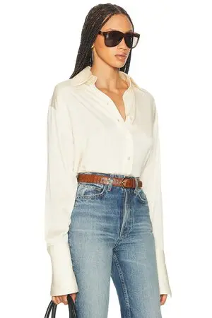 HELSA The Relaxed Silk Shirt