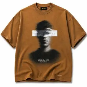 CHIC URBAN Blurred Identity Oversized T-shirt