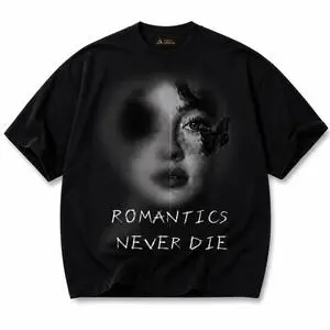 CHIC URBAN Romantics Never Die Oversized T-shirt