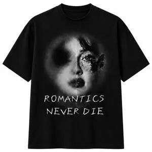 CHIC URBAN Romantics Never Die Oversized T-shirt