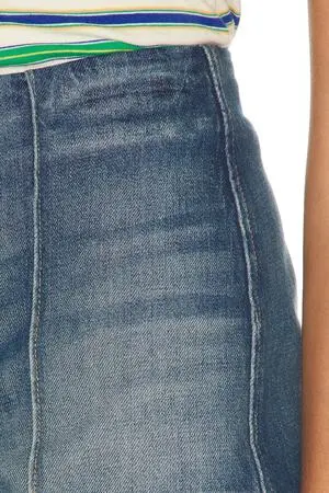 HELSA Denim Micro Short - Medium Blue
