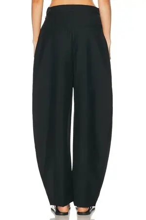 RÓHE Puck Sculptural Tailored Trouser - Black