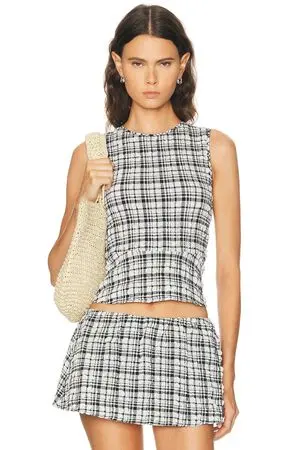Solid & Striped The Brinley Top In Black - Noir