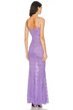 Norma Kamali Fishtail Gown