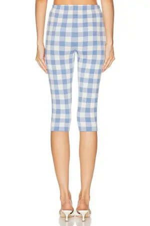 SEROYA Diondra Gingham Capri Pants