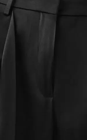Dries Van Noten Pleated Satin Straight-leg Pants