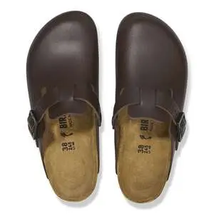 BIRKENSTOCK Boston Pro Natural Leather - Soft Java