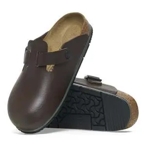 BIRKENSTOCK Boston Pro Natural Leather - Soft Java