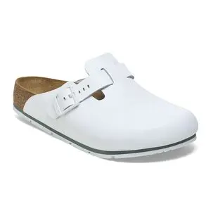 BIRKENSTOCK Boston Pro Natural Leather - White