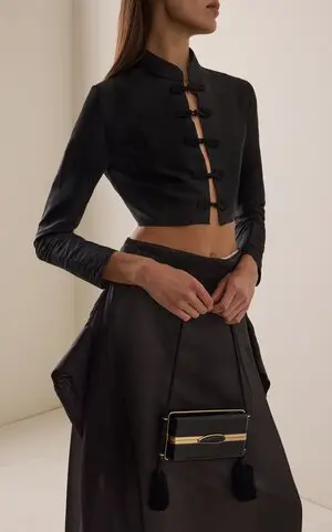 Simkhai Roma Leather Shoulder Bag