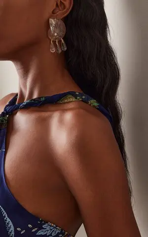 Éliou Comporta Resin And Cubic Zirconia Earrings