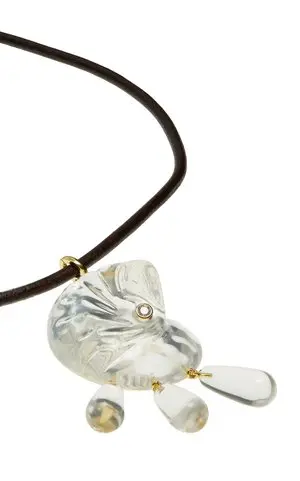 Éliou Cova Resin And Cubic Zirconia Necklace