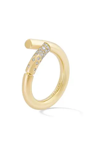 TABAYER Loop 18k Gold Diamond Ring - Yellow