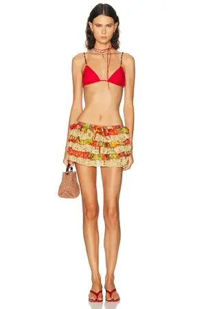 DOLLA Dolores Classic Bikini Bottom - Chili