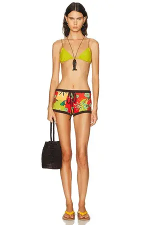 DOLLA Dolores Classic Bikini Bottom - Moss
