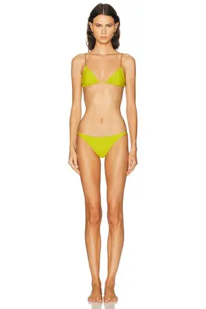 DOLLA Dolores Classic Bikini Bottom - Moss