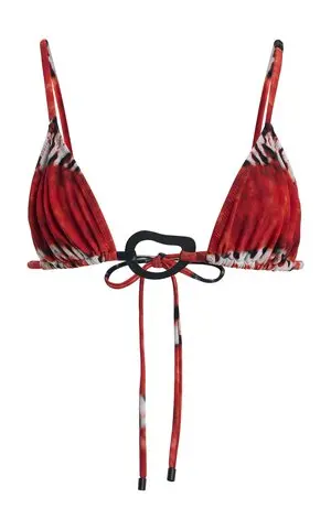TROPIC OF C Shell Equator Bikini Top - Red