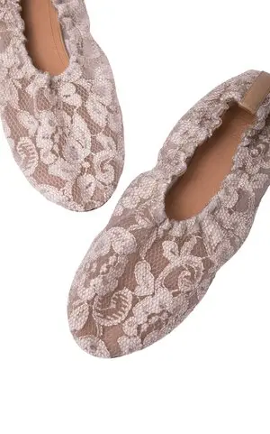 ODISSI Aicha Lace Ballerina Flats