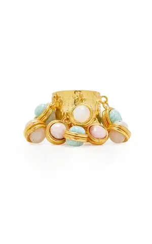 Sylvia Toledano Candies Golden Brass -stone Ring