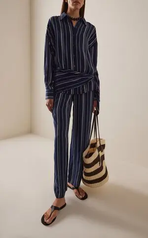 FAVORITE DAUGHTER The Everything Crepe Wide-leg Pants