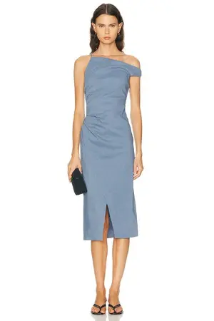 A.L.C. Lyra Dress In Blue - Dusk Blue