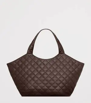 Saint Laurent Medium Icare Quilted Tote Bag