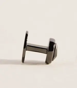 BABETTE WASSERMAN LONDON Rhodium-plated Swarovski Crystal Cufflinks