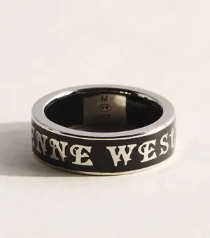 VIVIENNE WESTWOOD Conduit Street Ring - Black