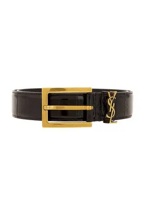 Saint Laurent Carree Passant Cassandre 腰带