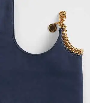 Stella McCartney Faux Suede Falabella Wristlet Clutch Bag