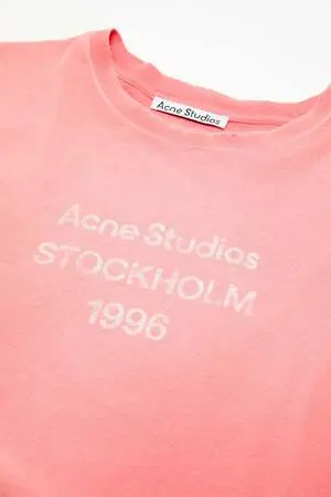 Acne Studios Fitted Logo T-shirt